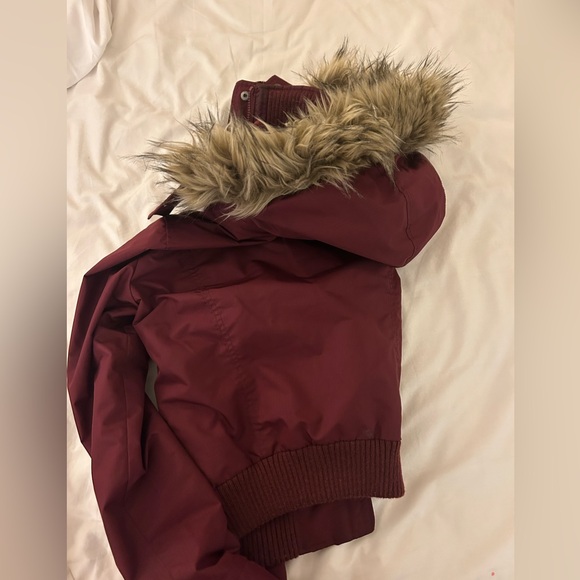 Hollister | Jackets & Coats | Vintage Y2k Fur Bomber Jacket Hollister By Abercrombie And Fitch ...